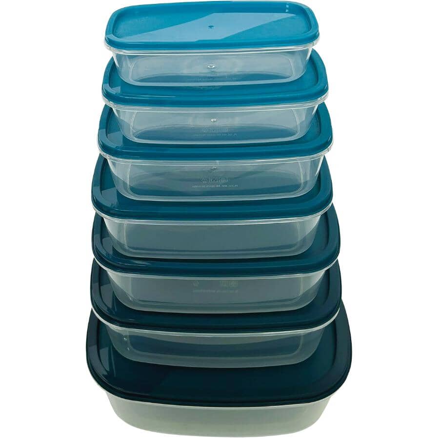 PHANTOM CHEF 14 Piece Navy Food Storage Set | Home Hardware