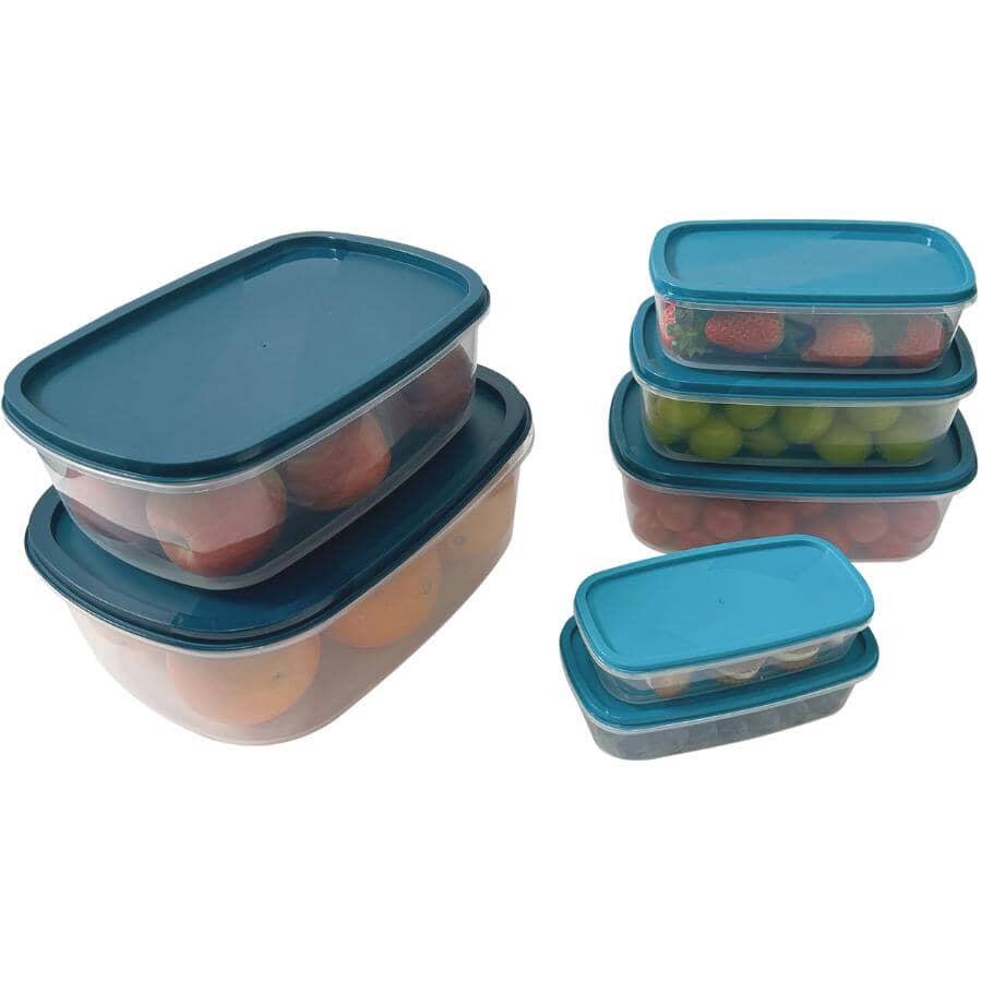 PHANTOM CHEF 14 Piece Navy Food Storage Set | Home Hardware