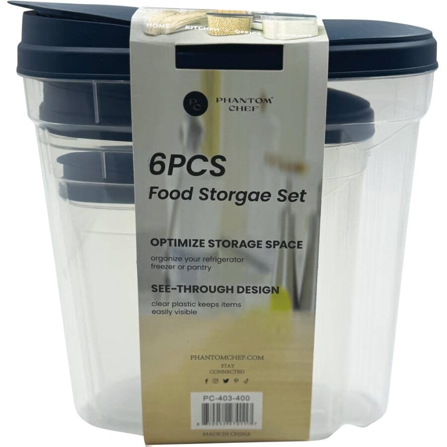 PHANTOM CHEF Food Storage Set with Lids | Home Hardware