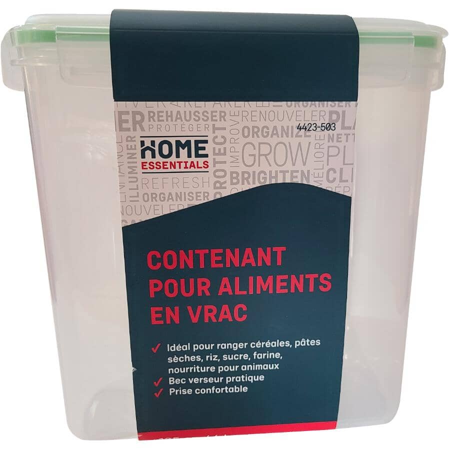 HOME ESSENTIALS Plastic Locking Lid Cereal Container | Home Hardware