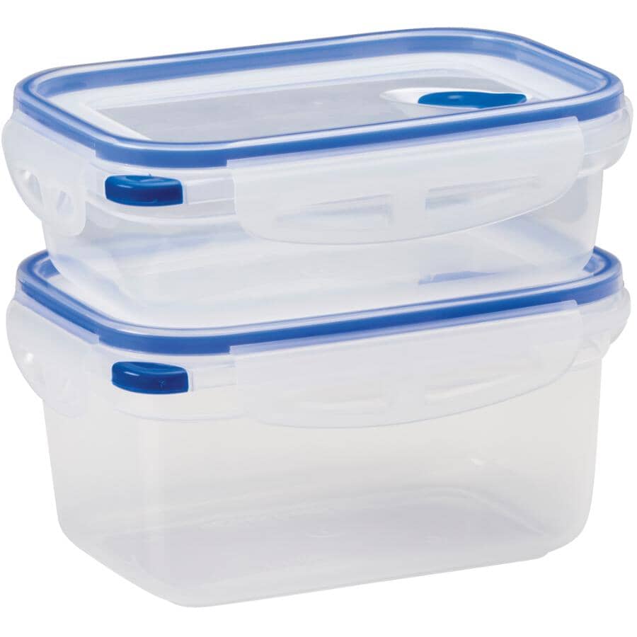 HOME ESSENTIALS Rectangular Plastic Stackable Container | Home Hardware