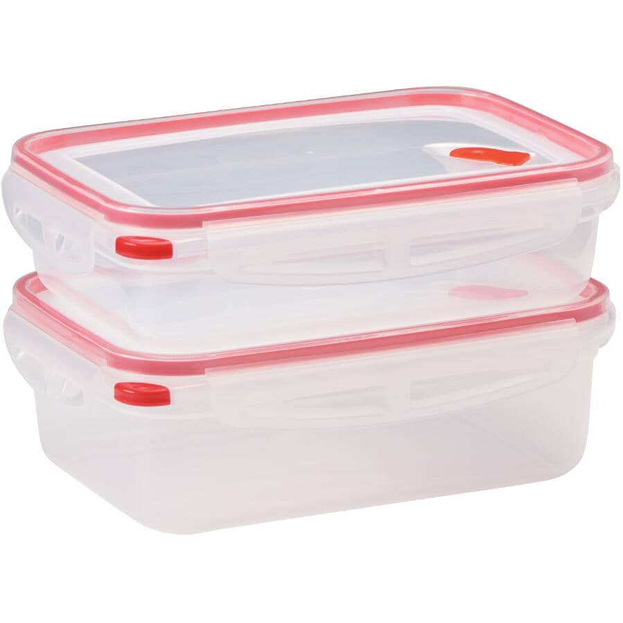 HOME ESSENTIALS Rectangular Plastic Stackable Container | Home Hardware