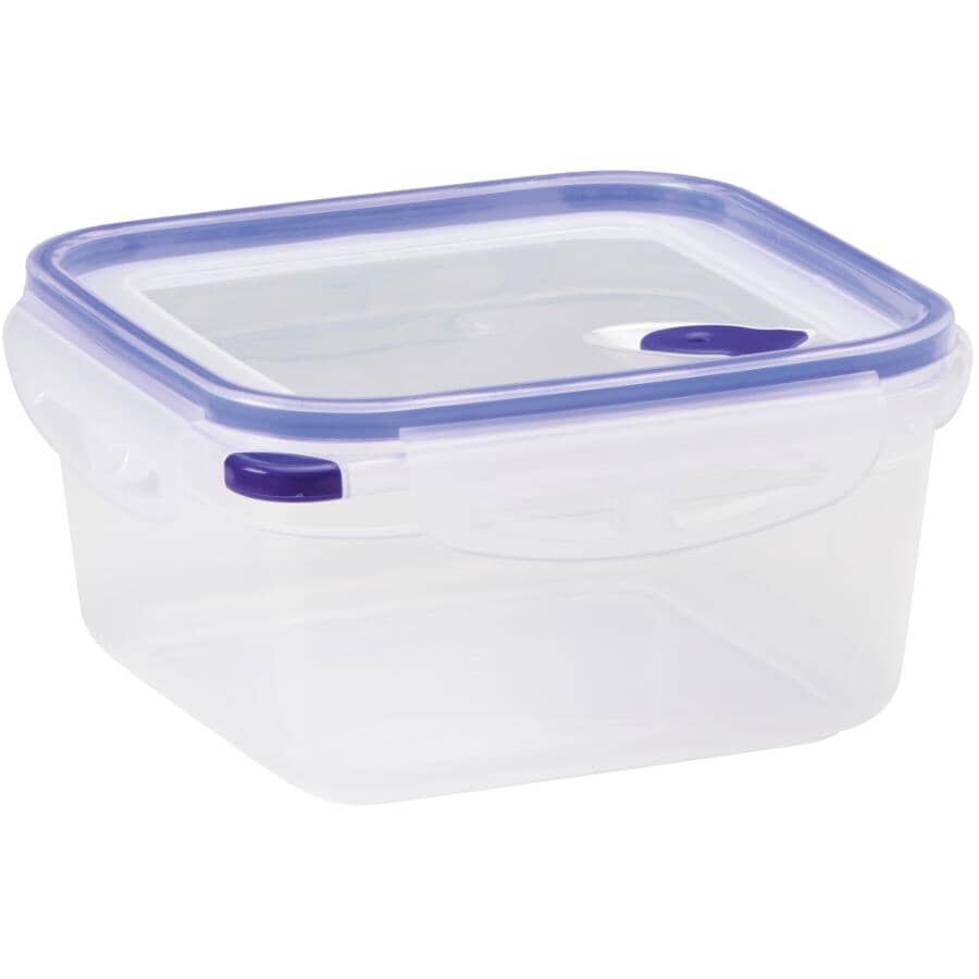 HOME ESSENTIALS Square Plastic Stackable Container | Home Hardware