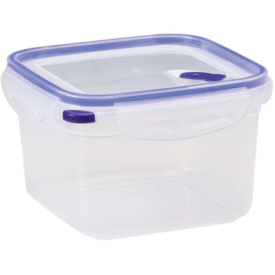 HOME ESSENTIALS Square Plastic Stackable Container | Home Hardware