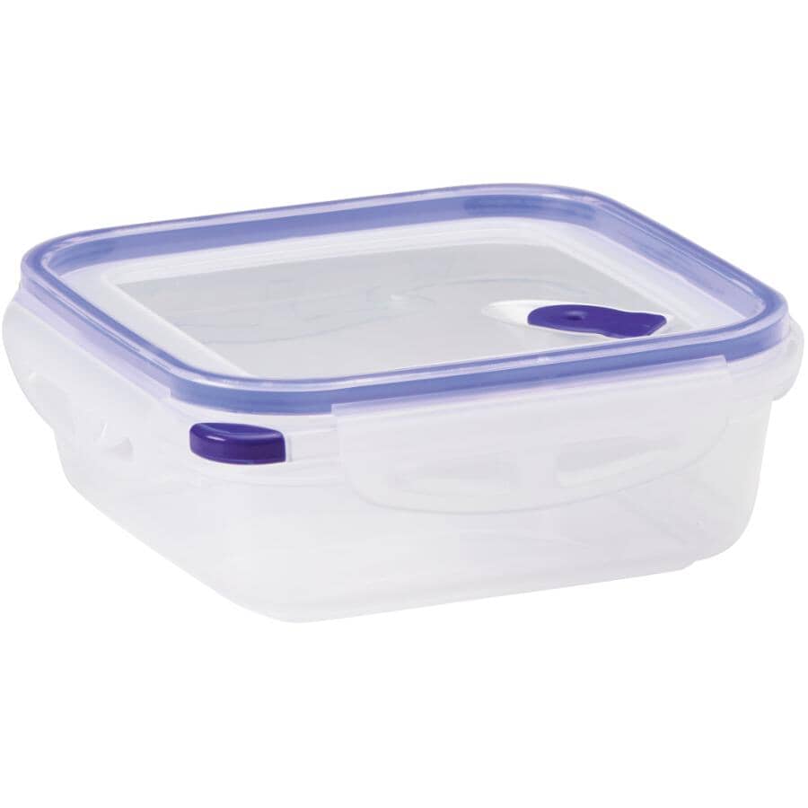 HOME ESSENTIALS Square Plastic Stackable Container | Home Hardware