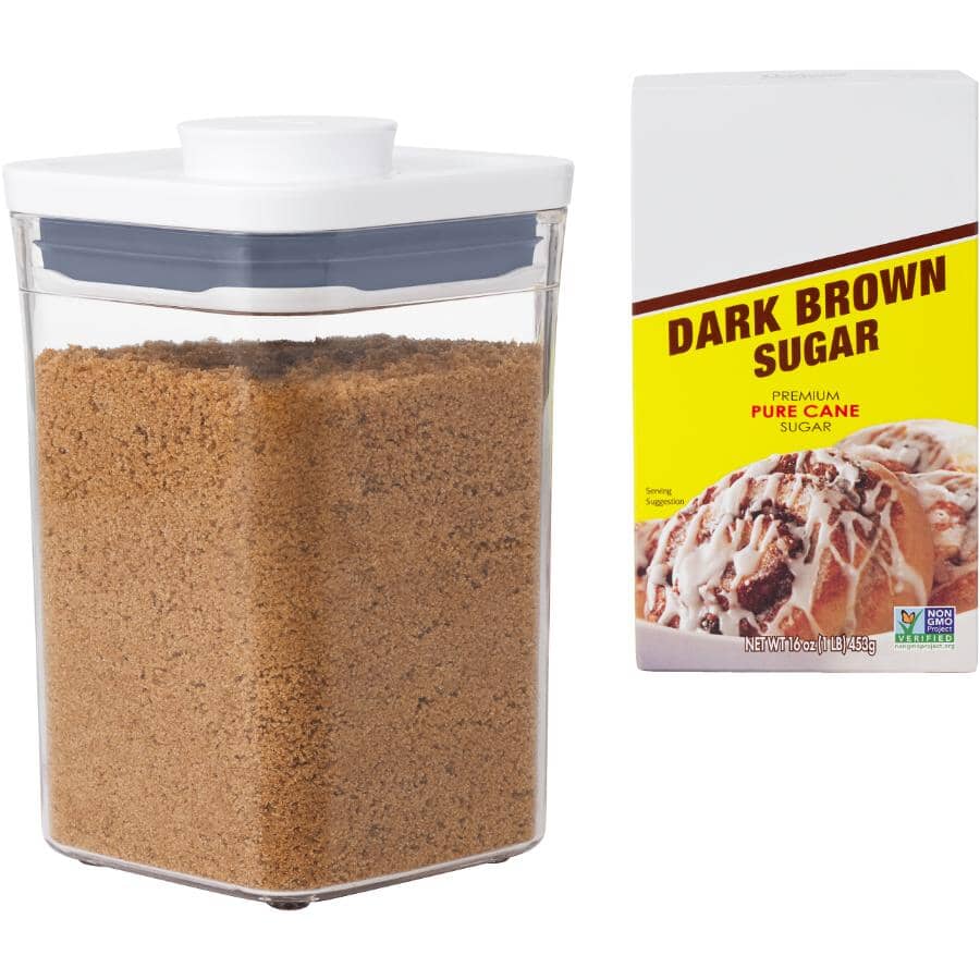 OXO POP Square Plastic Stackable Short Container | Home Hardware