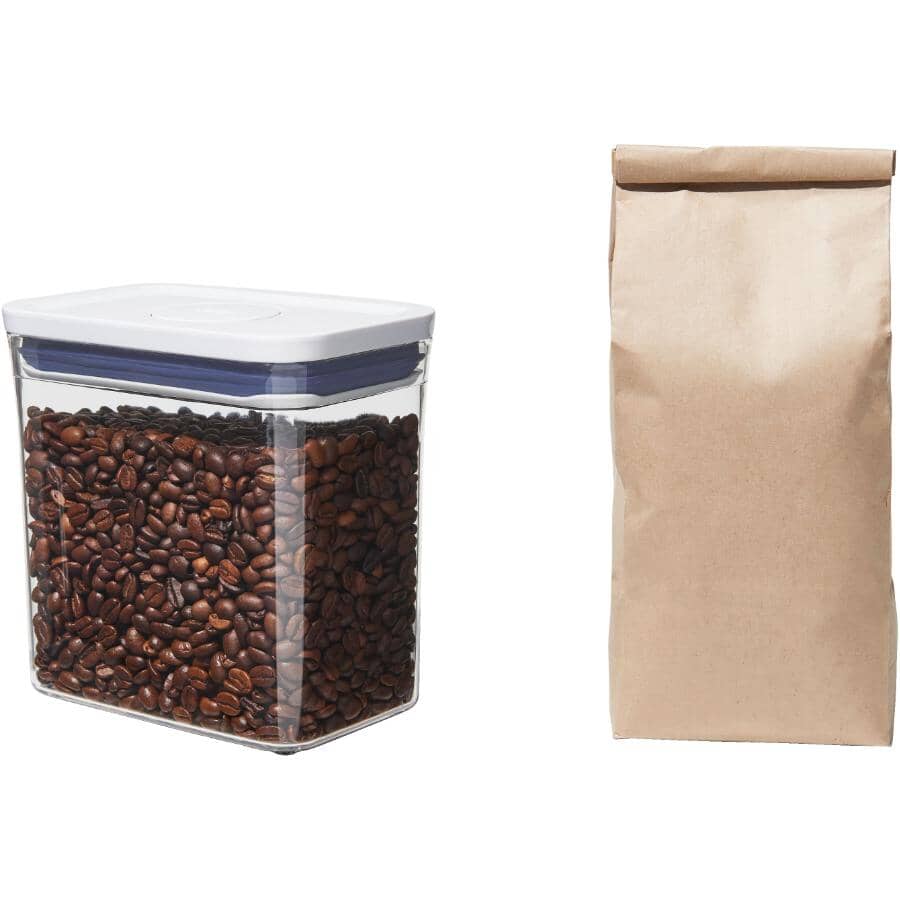 OXO POP Rectangular Plastic Stackable Short Container | Home Hardware