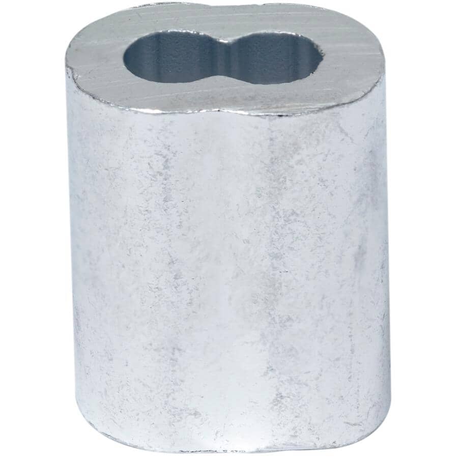 KINGCHAIN 1/4" Oval Aluminum Sleeves | Home Hardware