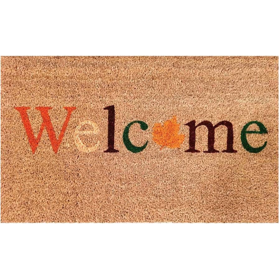 KOPPERS HOME Welcome Fall Coir Door Mat | Home Hardware