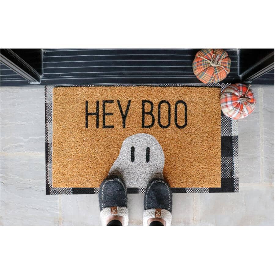KOPPERS HOME Hey Boo Coir Door Mat | Home Hardware