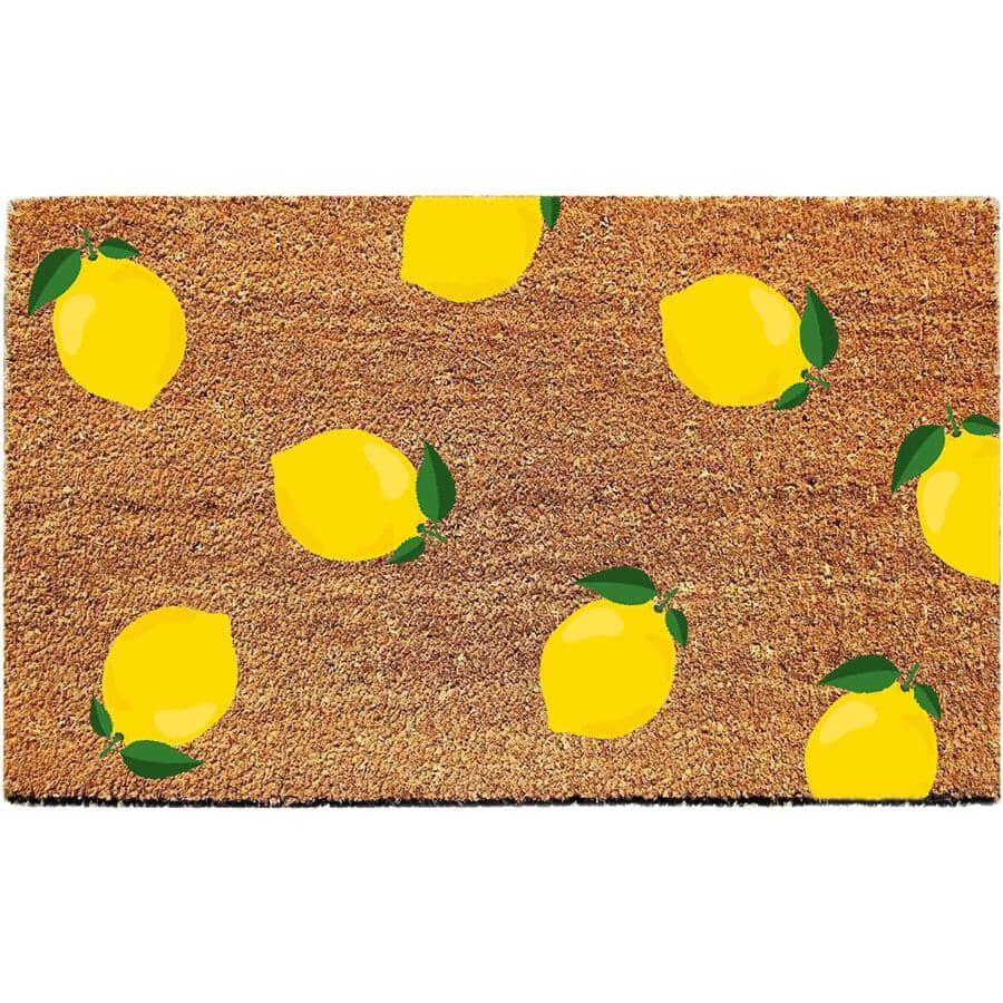 KOPPERS HOME Lemons Coir Door Mat | Home Hardware