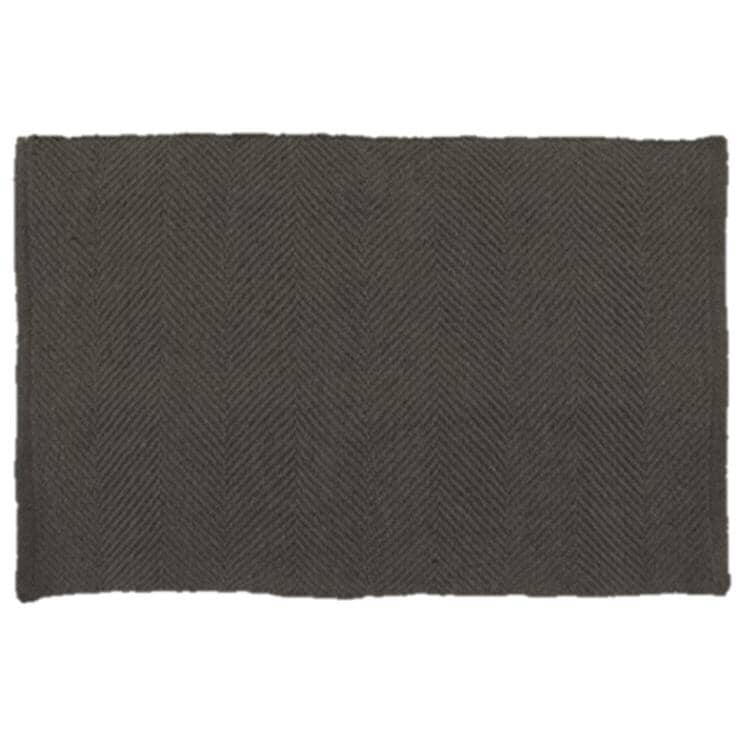 KOPPERS HOME Neutral & Black Cotton Layering Mat | Home Hardware