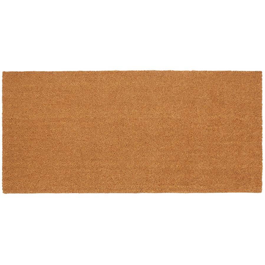 FHE Solid Plain Coir Door Mat - 22" x 47" | Home Hardware
