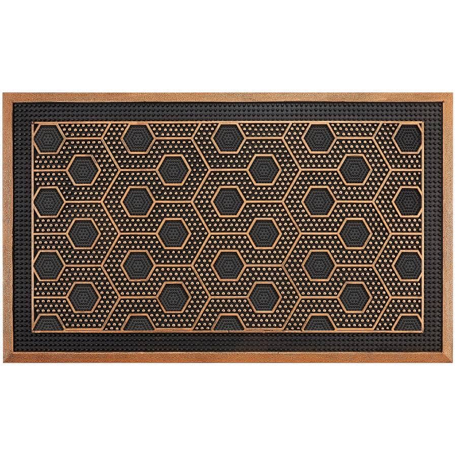 FHE Painted Pin Rubber Door Mat | Home Hardware