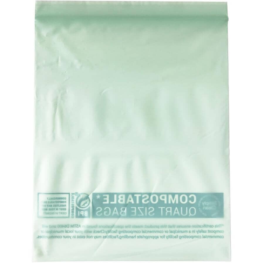SIMPLY CLEAN Compostable Quart Storage Bags | Home Hardware