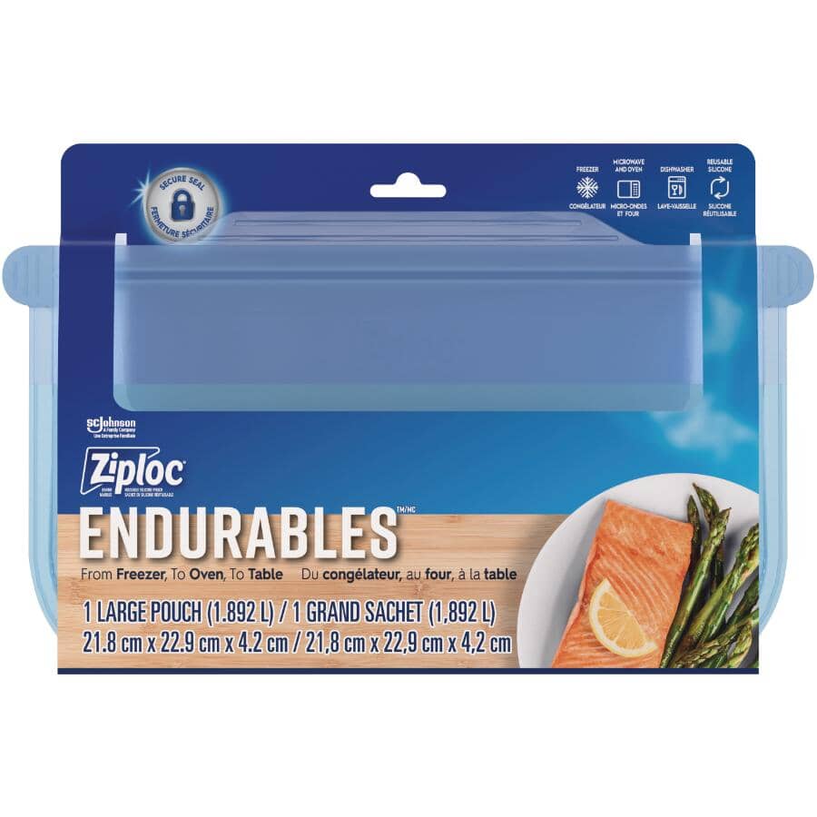 ZIPLOC Endurables Silicone Pouche - Large | Home Hardware