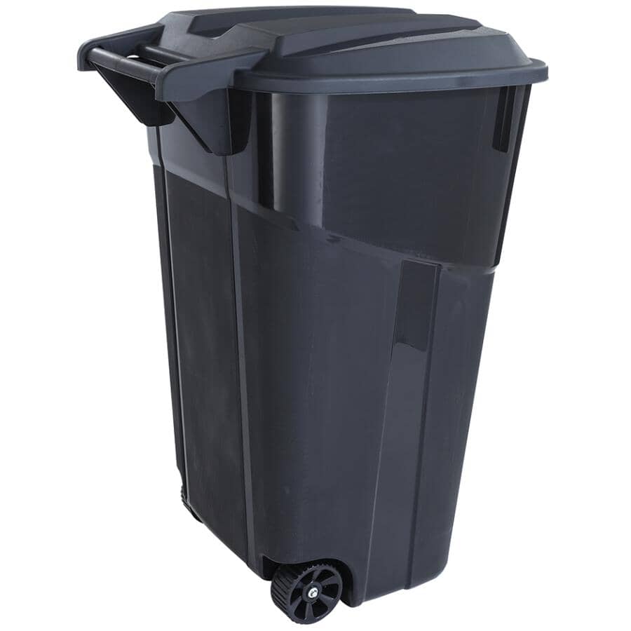 UNITED SOLUTIONS Rough & Ready Wheeled Garbage Can with Lid | Home Hardware