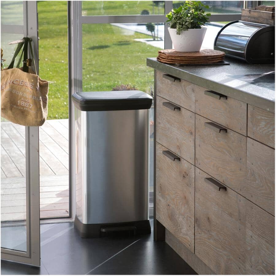 CURVER Deco Stainless Steel Step | Home Hardware