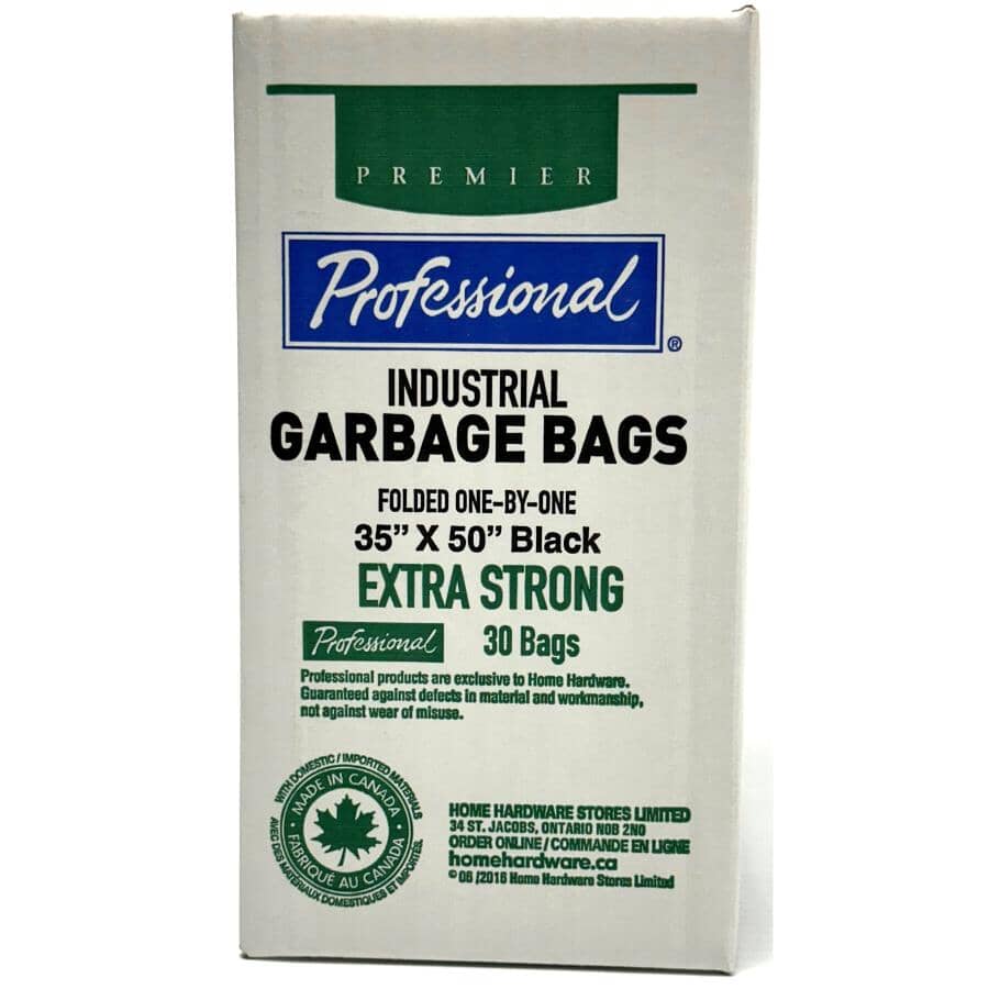 PROFESSIONAL 35" x 50" Biodegradable Garbage Bags | Home Hardware