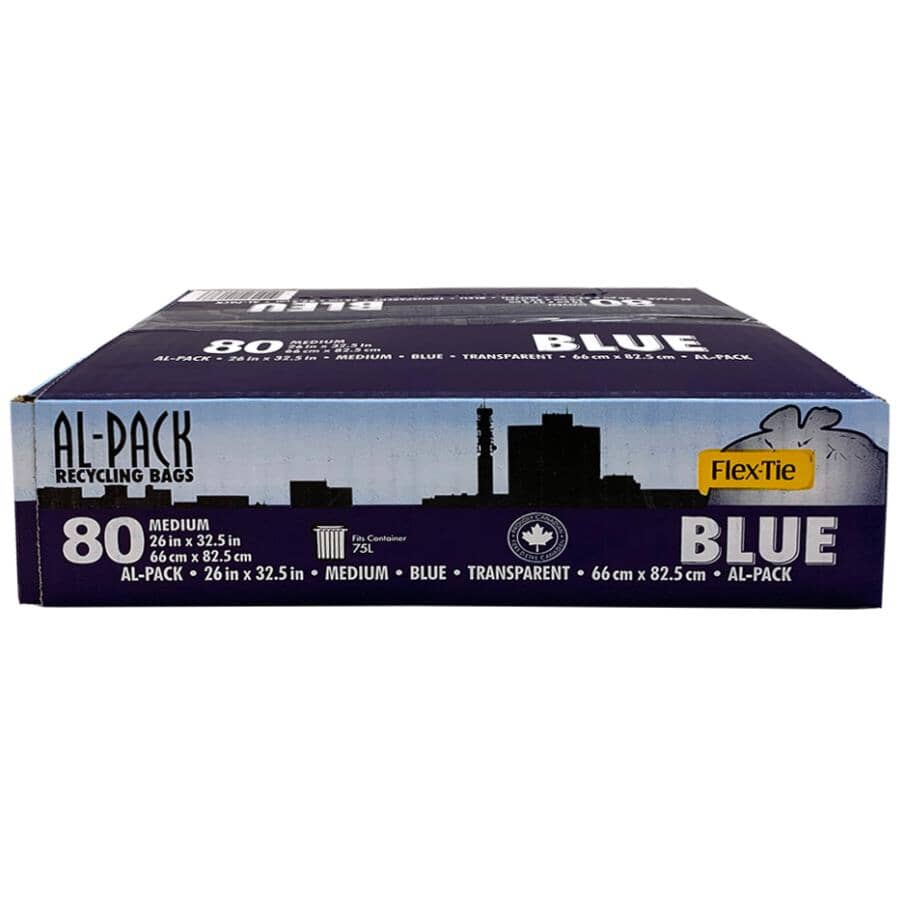 AL-PACK 26" x 32.5" Medium Blue Recycling Bags | Home Hardware