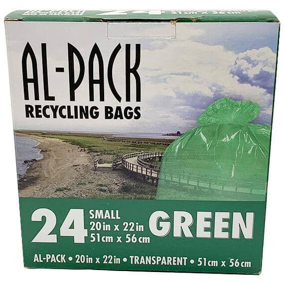 AL-PACK 20" x 22" Small Green Recycling Bags | Home Hardware