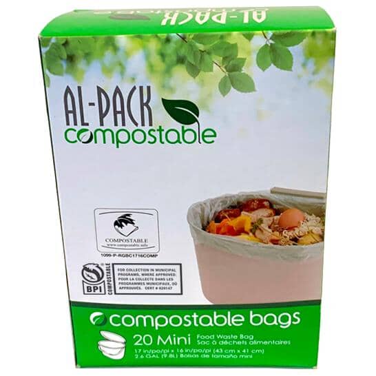 AL-PACK Small Compostable Kitchen Bags | Home Hardware