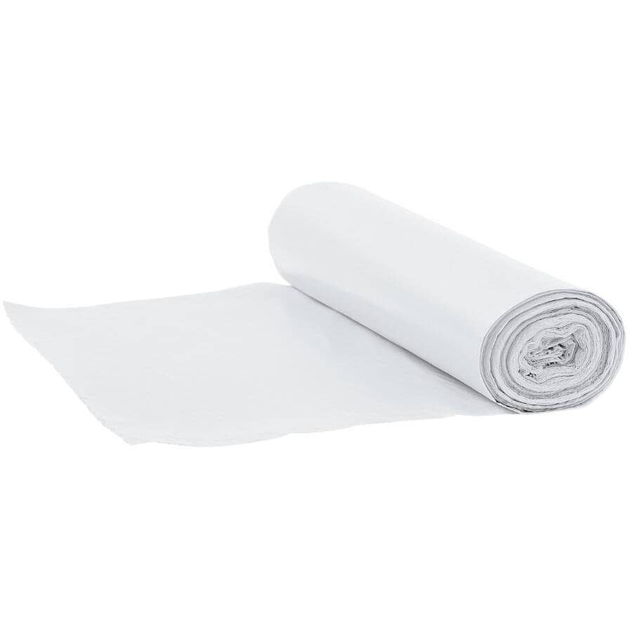 ECO II 500 Pack 20" x 22" Regular White Garbage Bags | Home Hardware