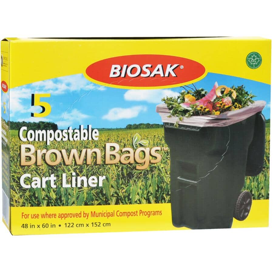 BIOSAK Compostable Brown Bags | Home Hardware