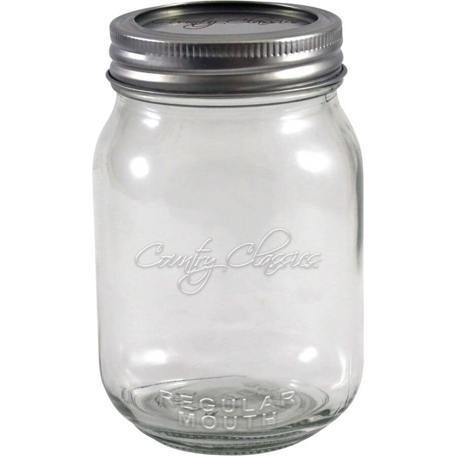 COUNTRY CLASSICS Regular Mason Jars with Lids | Home Hardware