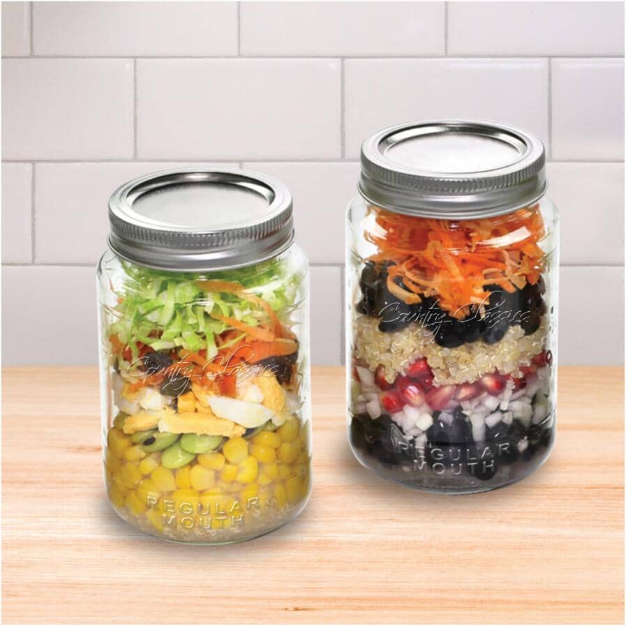 COUNTRY CLASSICS Regular Mason Jars with Lids | Home Hardware