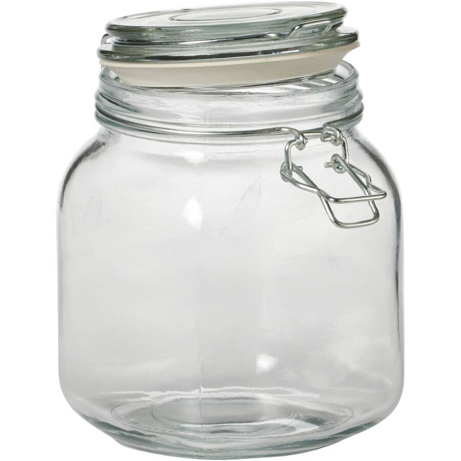 KITCHEN BASICS Clamp Top Food Jar | Home Hardware