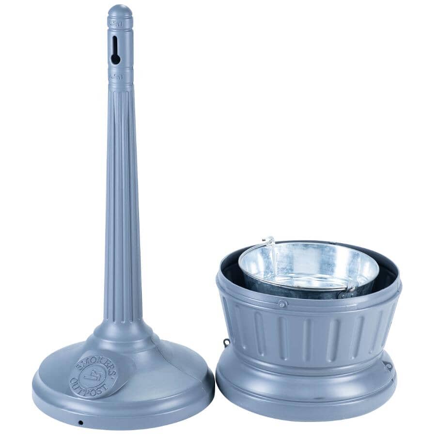 Outdoor Ash Receptacle - Grey | Home Hardware