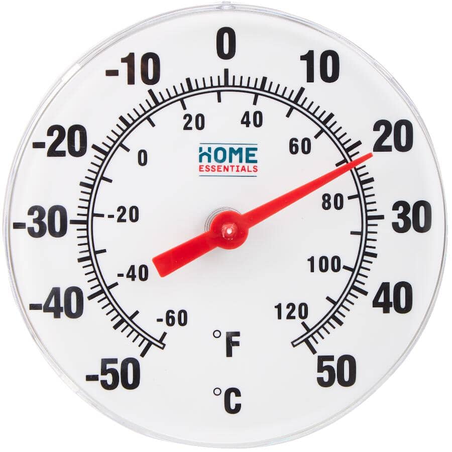 HOME ESSENTIALS 6" Dial Window Thermometer | Home Hardware