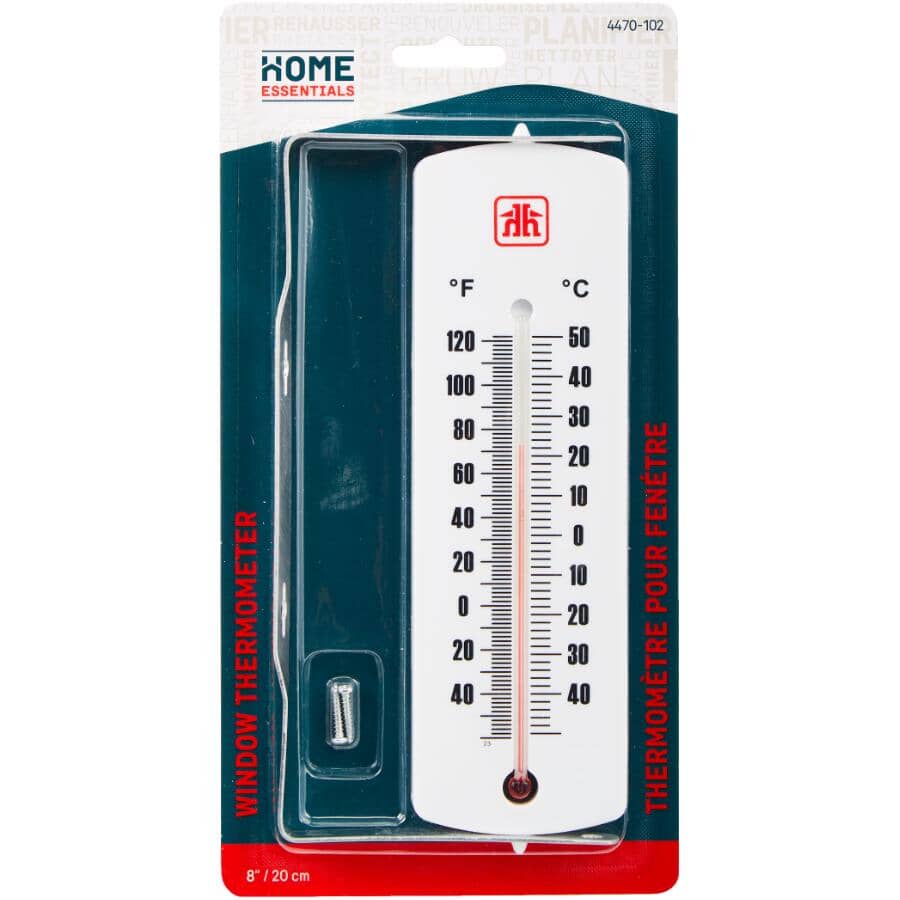 HOME ESSENTIALS 8" Window Thermometer | Home Hardware
