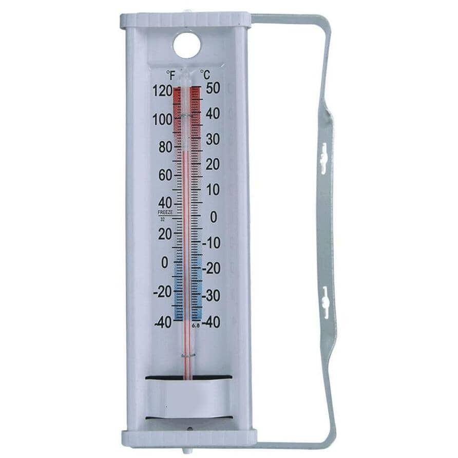 HOME ESSENTIALS 9" Aluminum Window Thermometer | Home Hardware