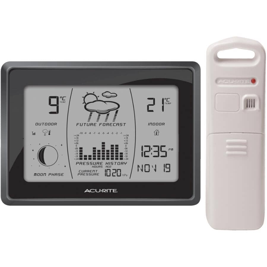 ACU-RITE Indoor/Outdoor Wireless Digital Forecaster Thermometer | Home ...