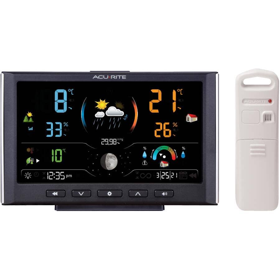 ACU-RITE Indoor/Outdoor Wireless Digital Forecaster Thermometer with ...