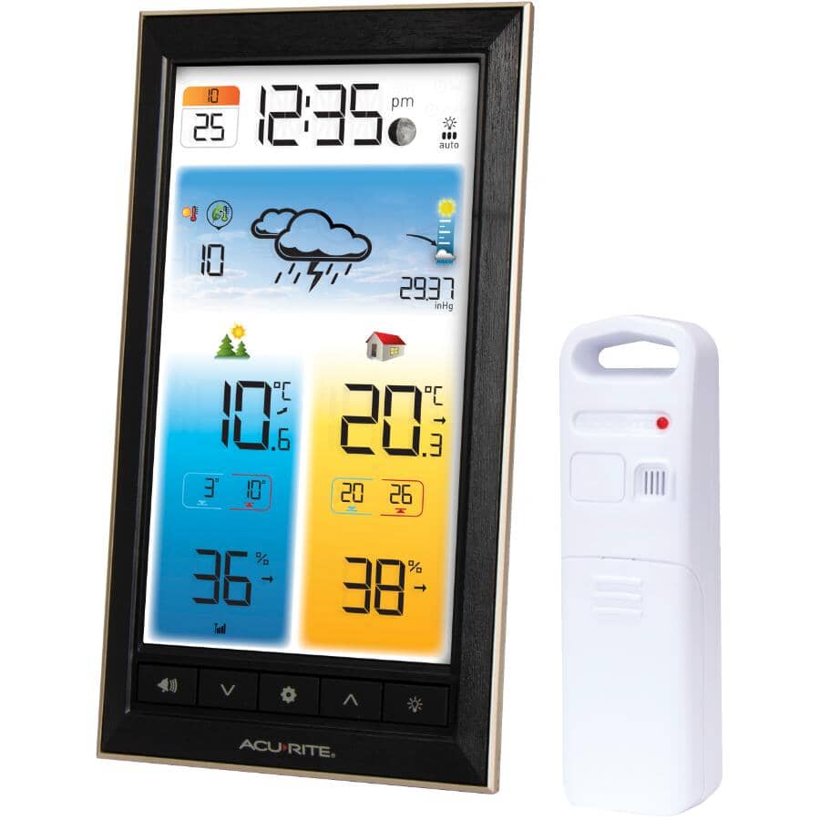 ACU-RITE Indoor/Outdoor Wireless Digital Vertical Forecaster ...