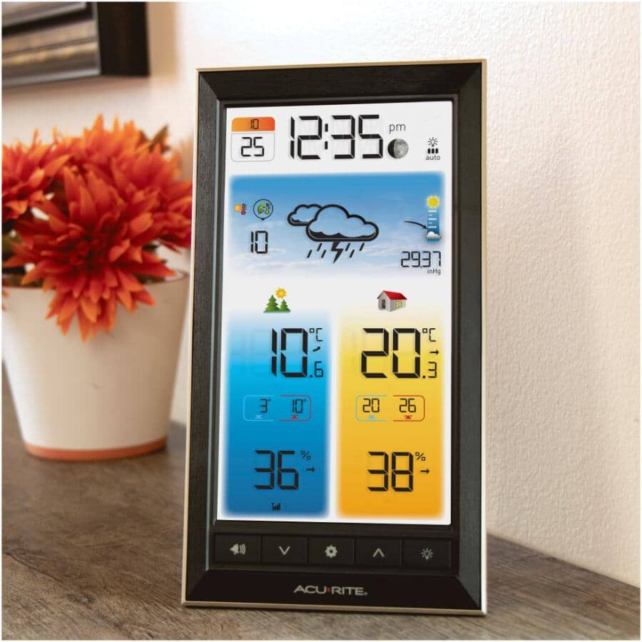ACU-RITE Indoor/Outdoor Wireless Digital Vertical Forecaster ...