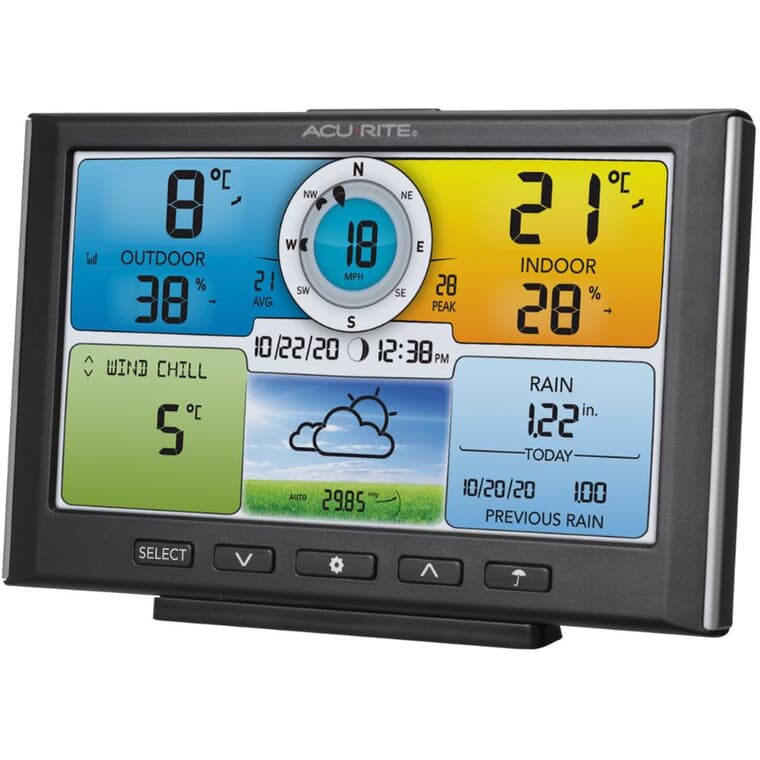 ACU-RITE 5 In 1 Indoor/Outdoor Wireless Thermometer | Home Hardware ACU-RITE 5 In 1 Indoor/Outdoor Wireless Thermometer | Home Hardware