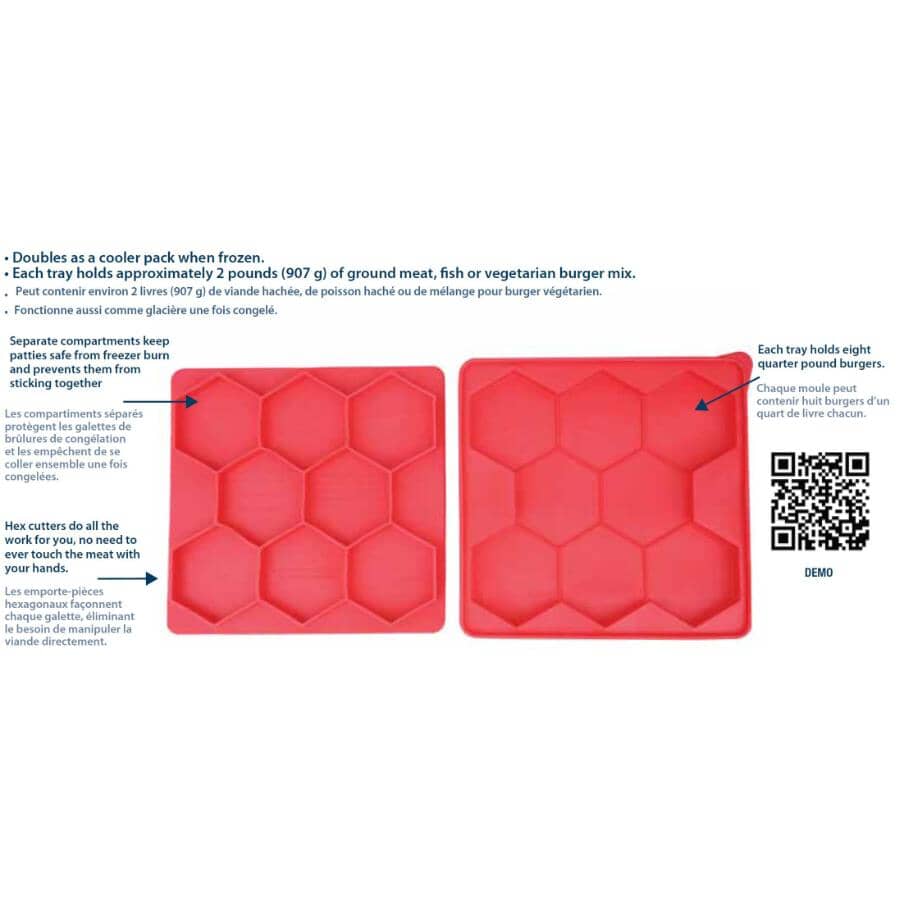 SHAPE+STORE Burger Master Burger Press & Freezer Container | Home Hardware