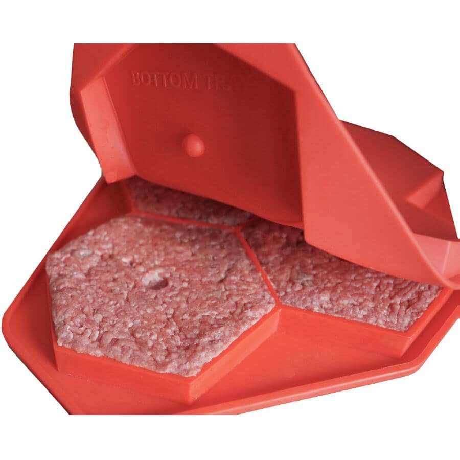 SHAPE+STORE Burger Master MAX Burger Press & Freezer Container | Home ...