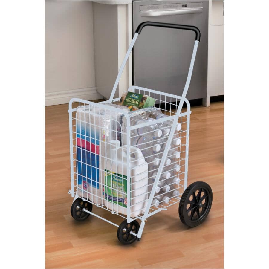 HOME ESSENTIALS Medium 4-Wheel Foldable Shopping Cart | Home Hardware