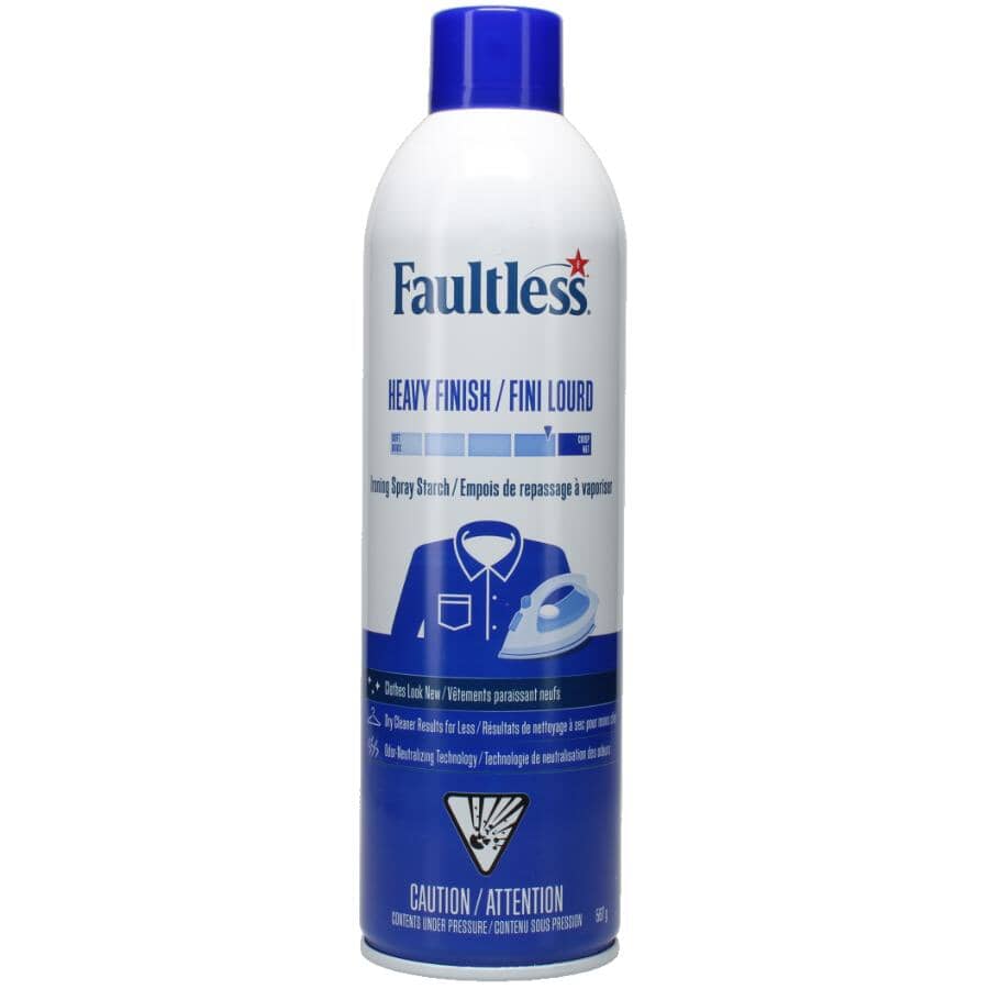 FAULTLESS Heavy Finish Ironing Spray Starch | Home Hardware