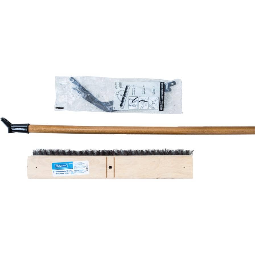PROFESSIONAL 18" Contractor Stiff Push Broom | Home Hardware