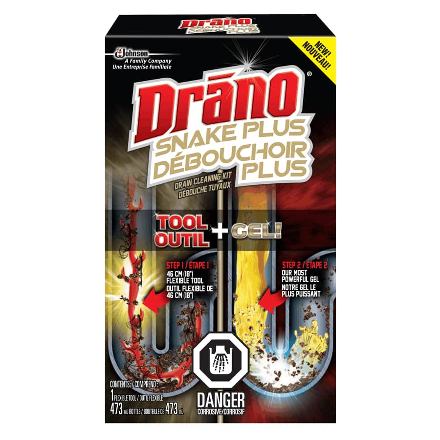DRANO Drain Cleaner with Snake Drain Tool | Home Hardware