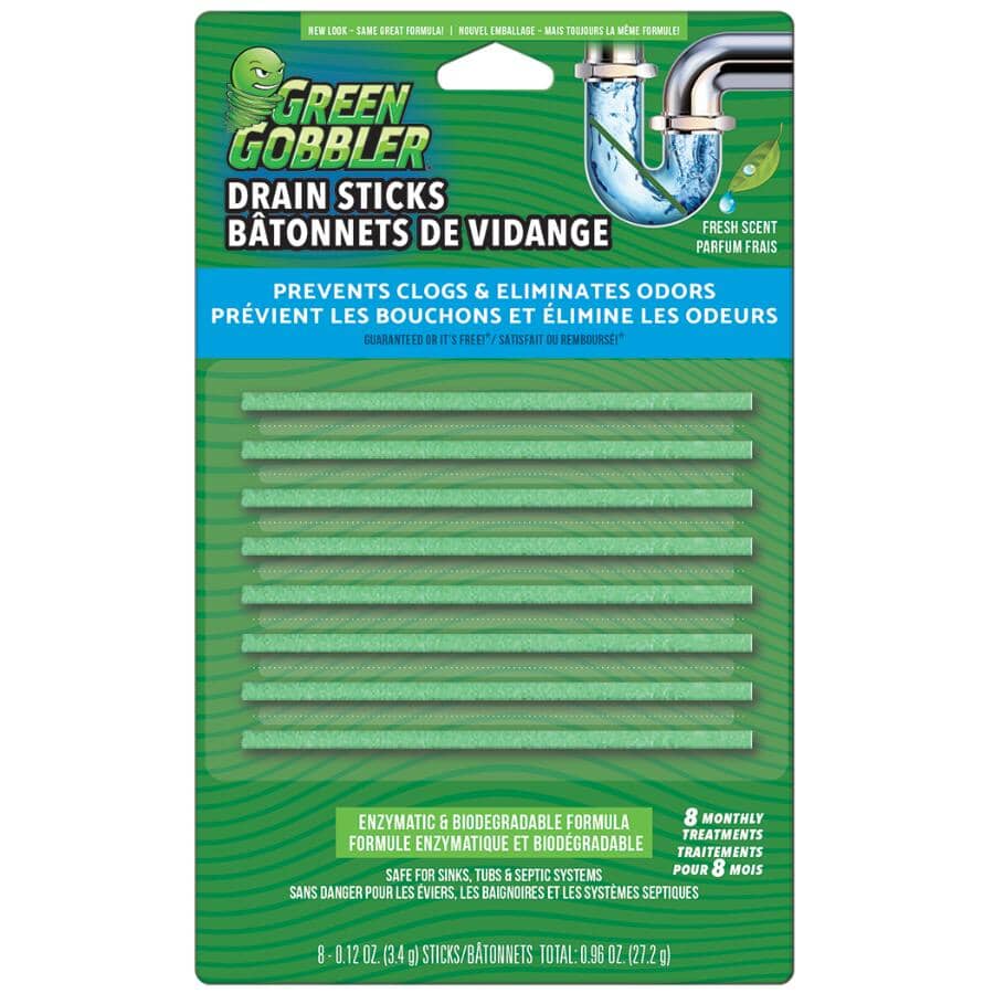 GREEN GOBBLER Bio Flow Drain Sticks | Home Hardware