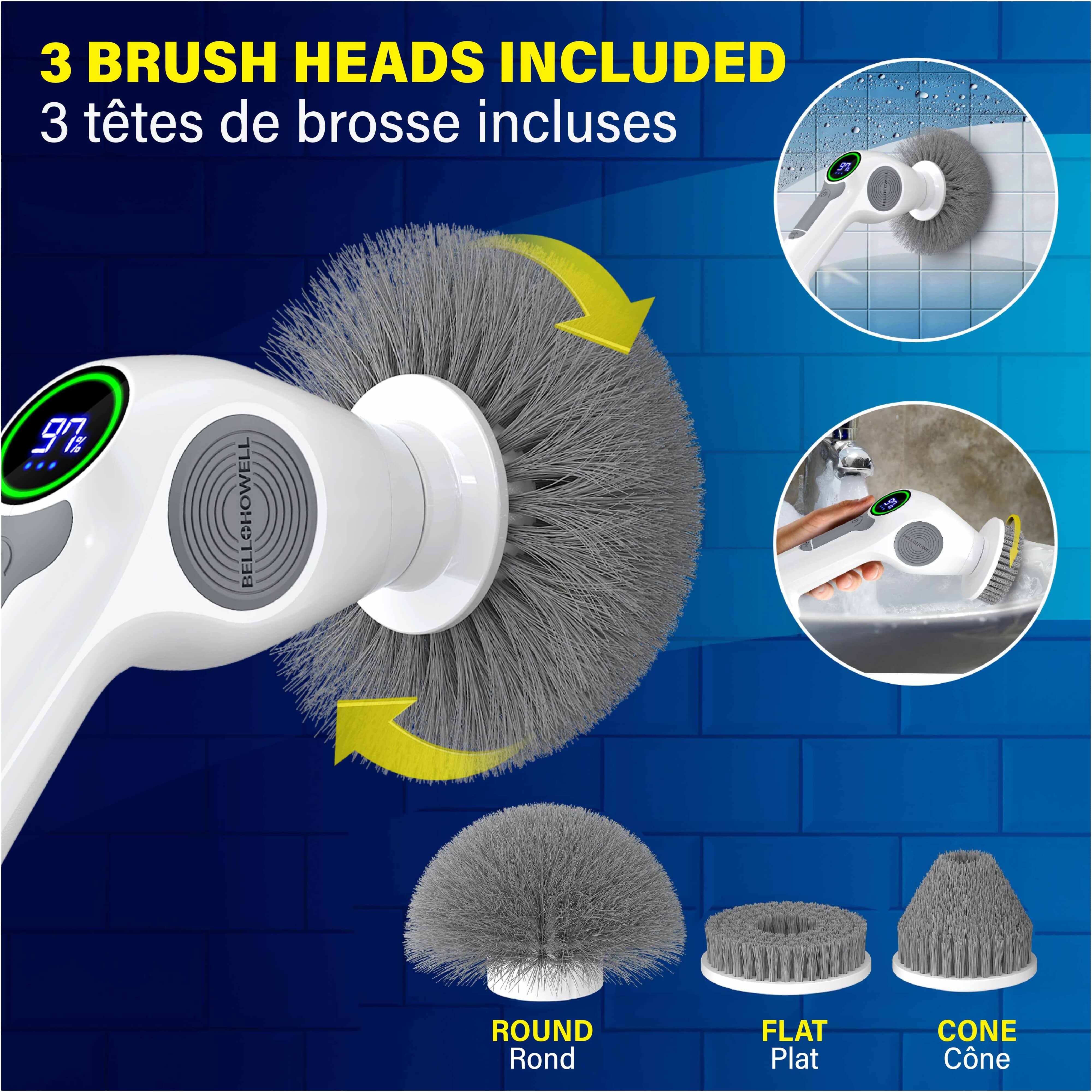 BELL & HOWELL Scrubtastic Pro Rechargeable Power Scrubber | Home Hardware
