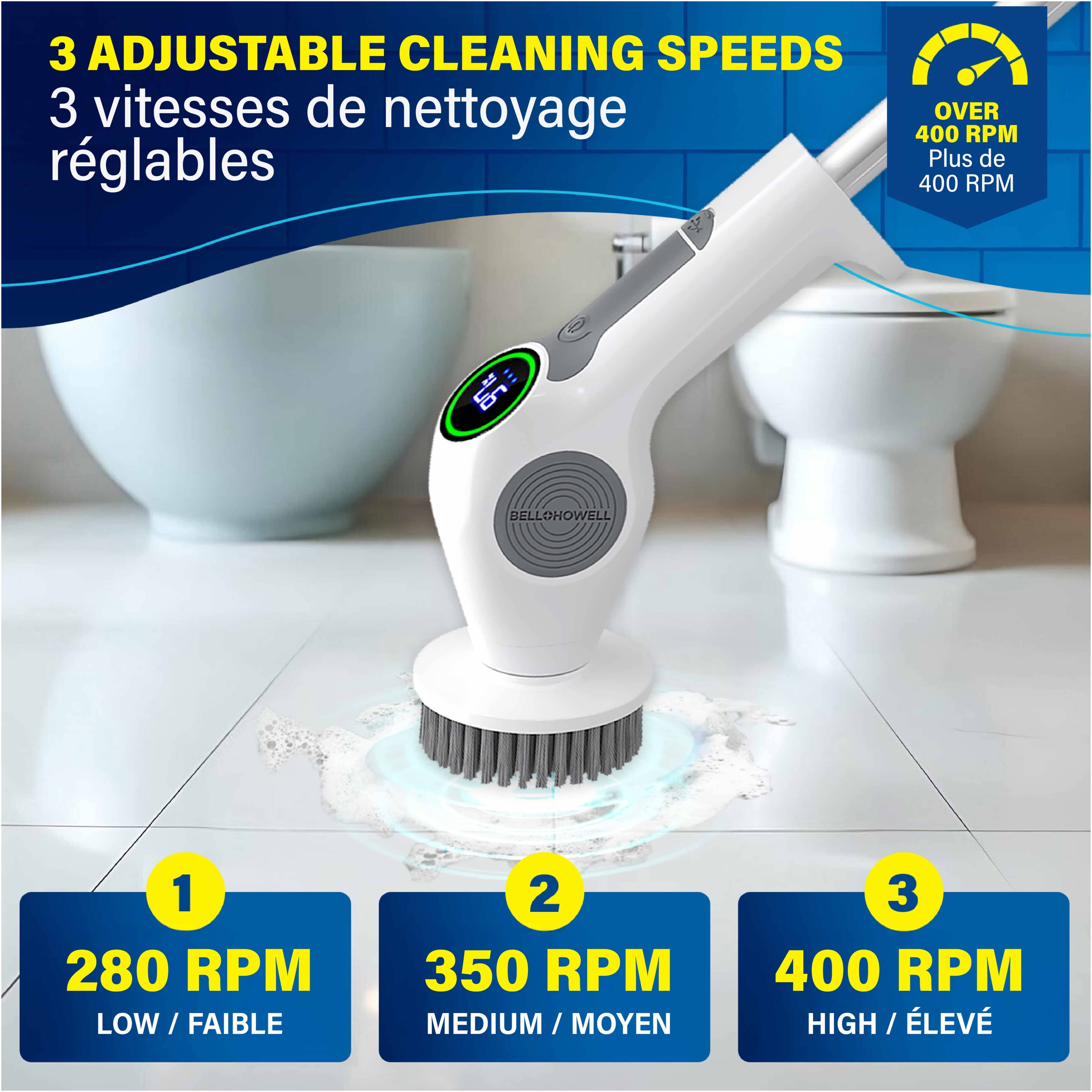 BELL & HOWELL Scrubtastic Pro Rechargeable Power Scrubber | Home Hardware