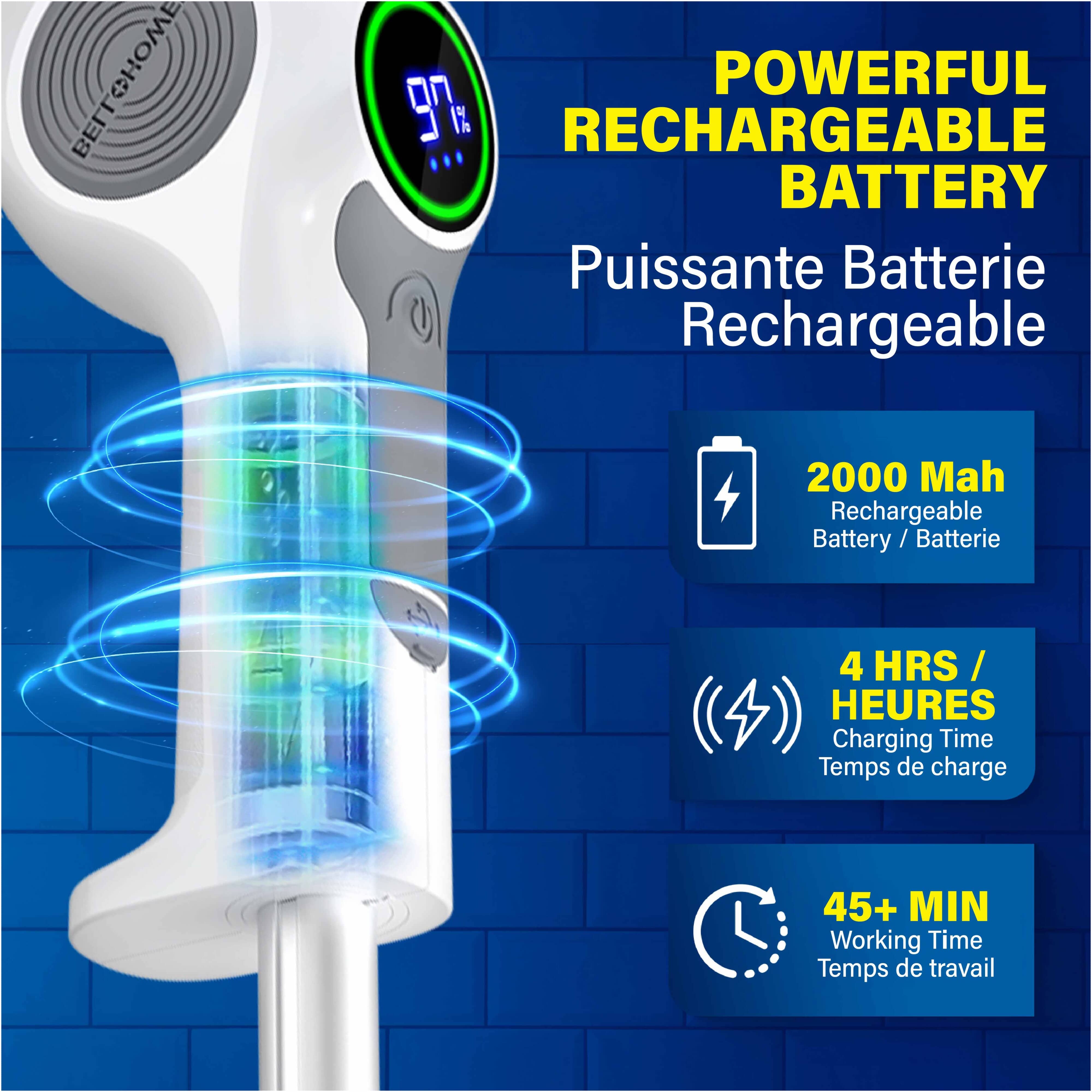 BELL & HOWELL Scrubtastic Pro Rechargeable Power Scrubber | Home Hardware